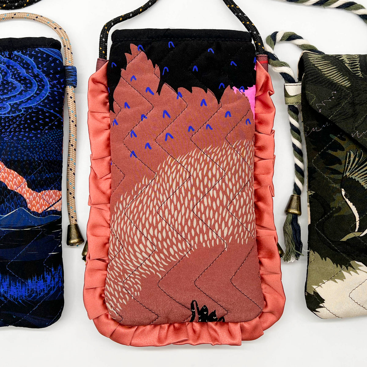 Quilted Silk Phone Bags – Sophie Darling